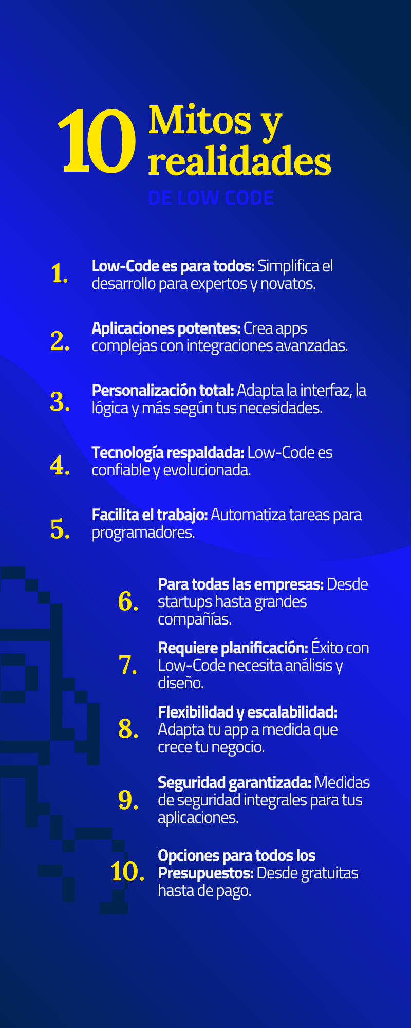 Low Code: 10 mitos y realidades que debes saber